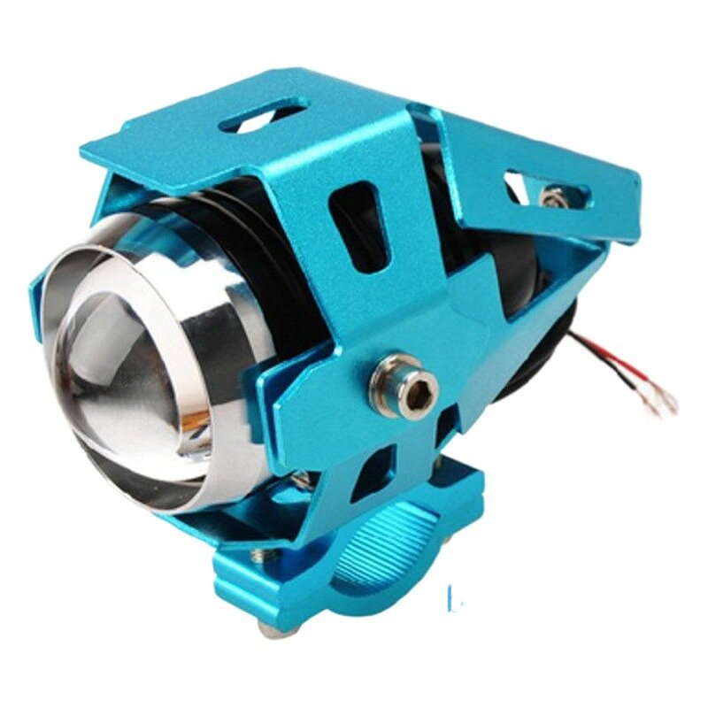 Фара мотоцикла U5, светодиодная, мигающая, золотая оболочка