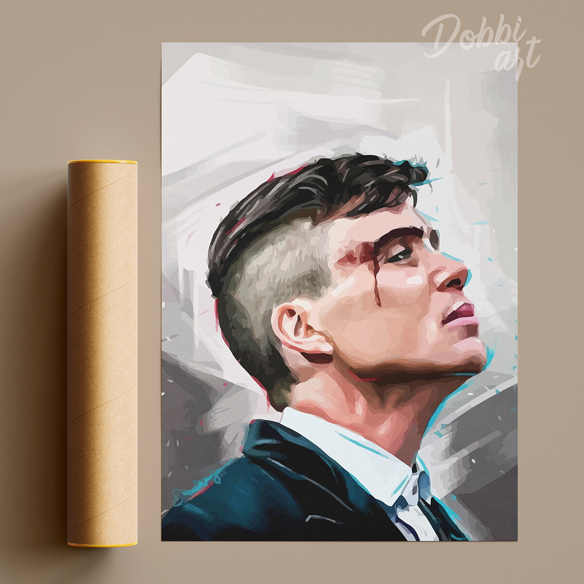 Постер Острые козырьки 30х40 см Томас Шелби/ Постер для интерьера/ Декор на стену/ Постер для дома, офиса/ Картина для интерьера