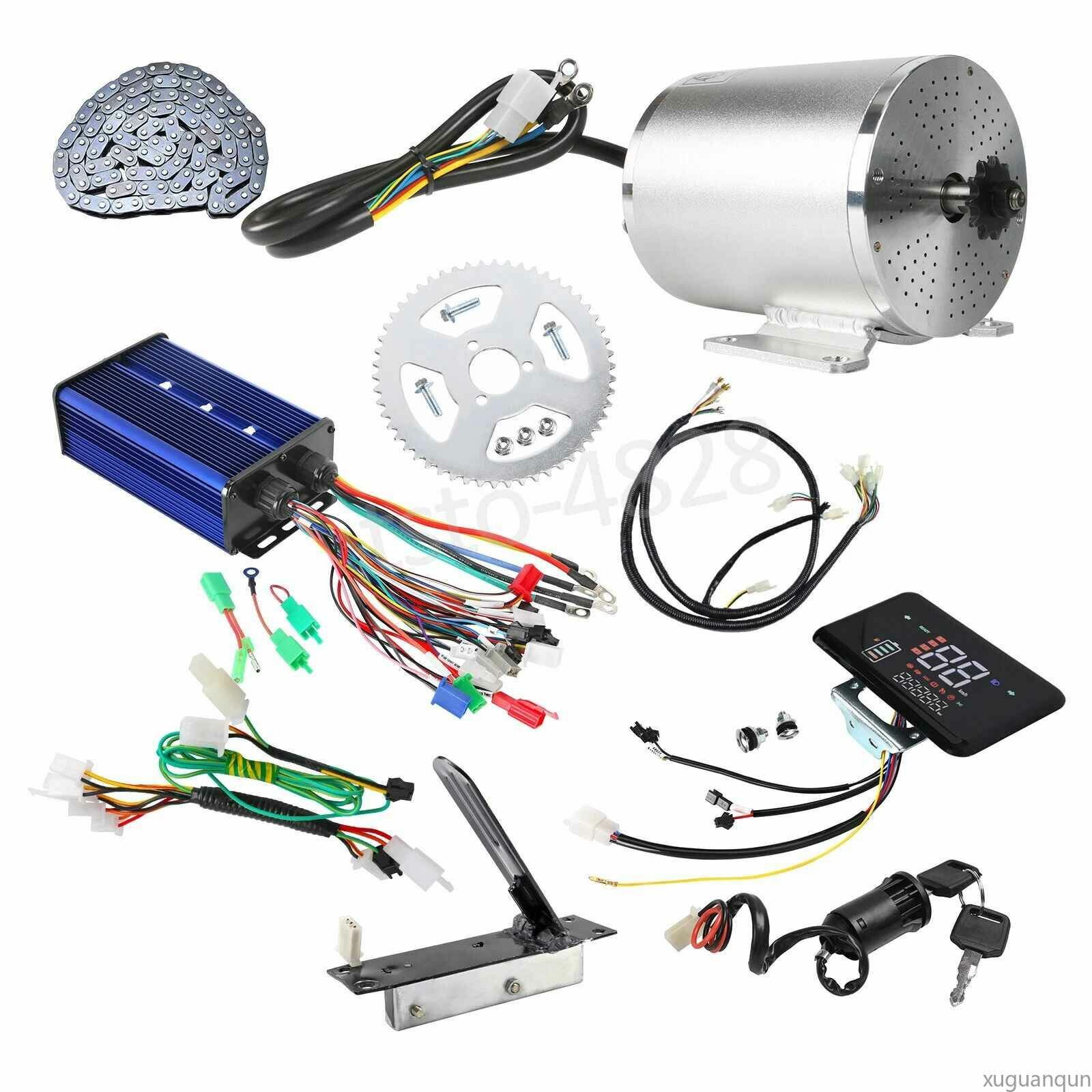 72V 3000W бесщеточный двигатель контроллер педали комплект ATV Go Kart дрейф Trikexuguanqun
