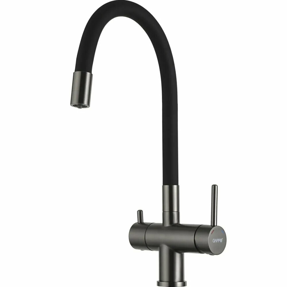Смеситель для кухни гибкий излив с фильтром для воды G4398-39