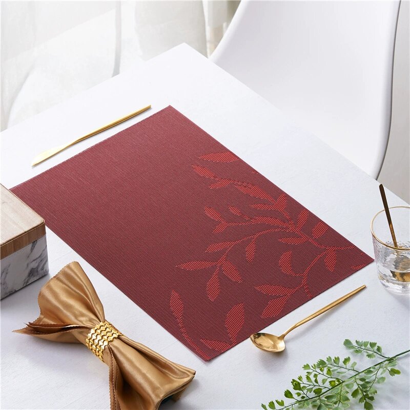 Антискользящая салфетка IKEA "Невидимый мастер", ПВХ, прямоугольная, красная, 30x43 см