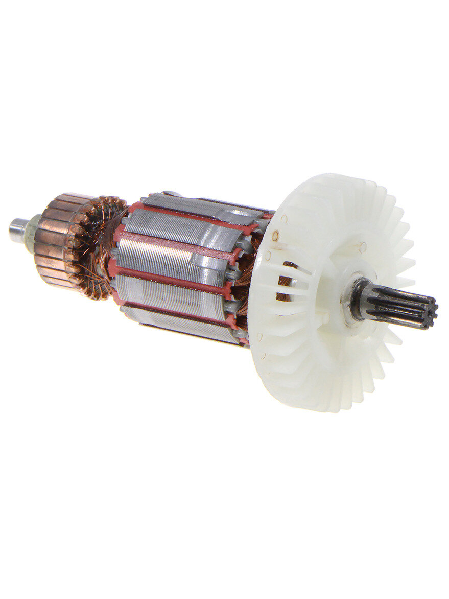 Ротор (Якорь) (L-119 мм, D-22 мм, 9 зубов, прямо) для дрели ставр ДШС-10/470