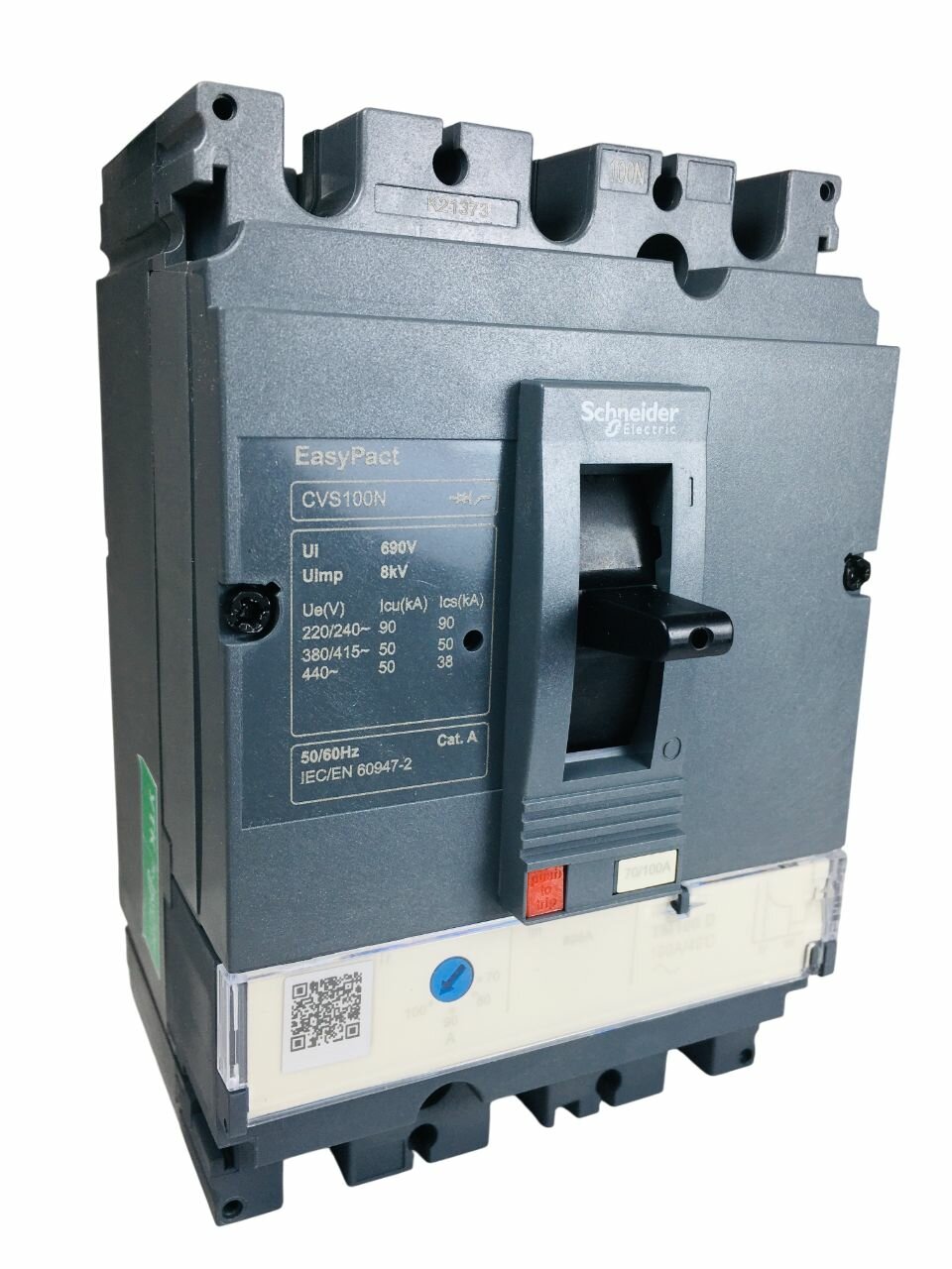 Автоматический выключатель Schneider Electric 100А 3п 50кА TM100D, EasyPact CVS100N LV510477