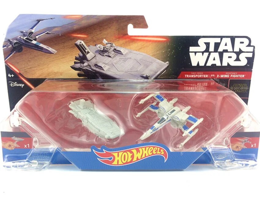 HOT WHEELS Звездные корабли Пробуждение силы космический корабль боевой корабль AT-ST b-крыло атака войн Игрушечная модель из сплава игрушки подарки