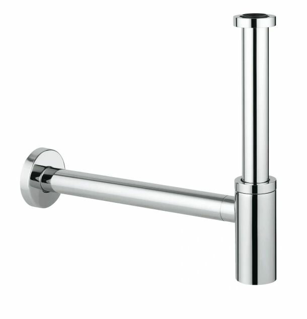 Сифон 1 1/4" для раковины grohe 28912000, хромированная поверхность