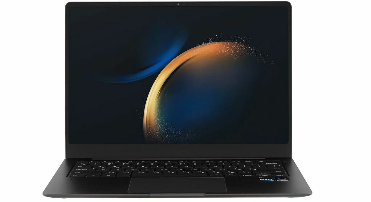 14" Ноутбук Samsung Book3 Pro NP940 (NP940XFG-KC1IN) серый - 2880x1800, AMOLED, Intel Core i5 1340P, ядра: 12 х 1.9 ГГц, 16 ГБ, SSD 512 ГБ, Intel Iris Xe Graphics, Windows 11 Home