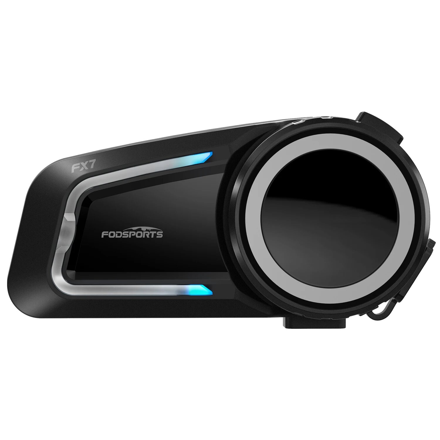 Bluetooth-гарнитура Fodsports FX7 Mesh для мотоциклетного шлема, 10 всадники, 2000 м, FM, BT5.4