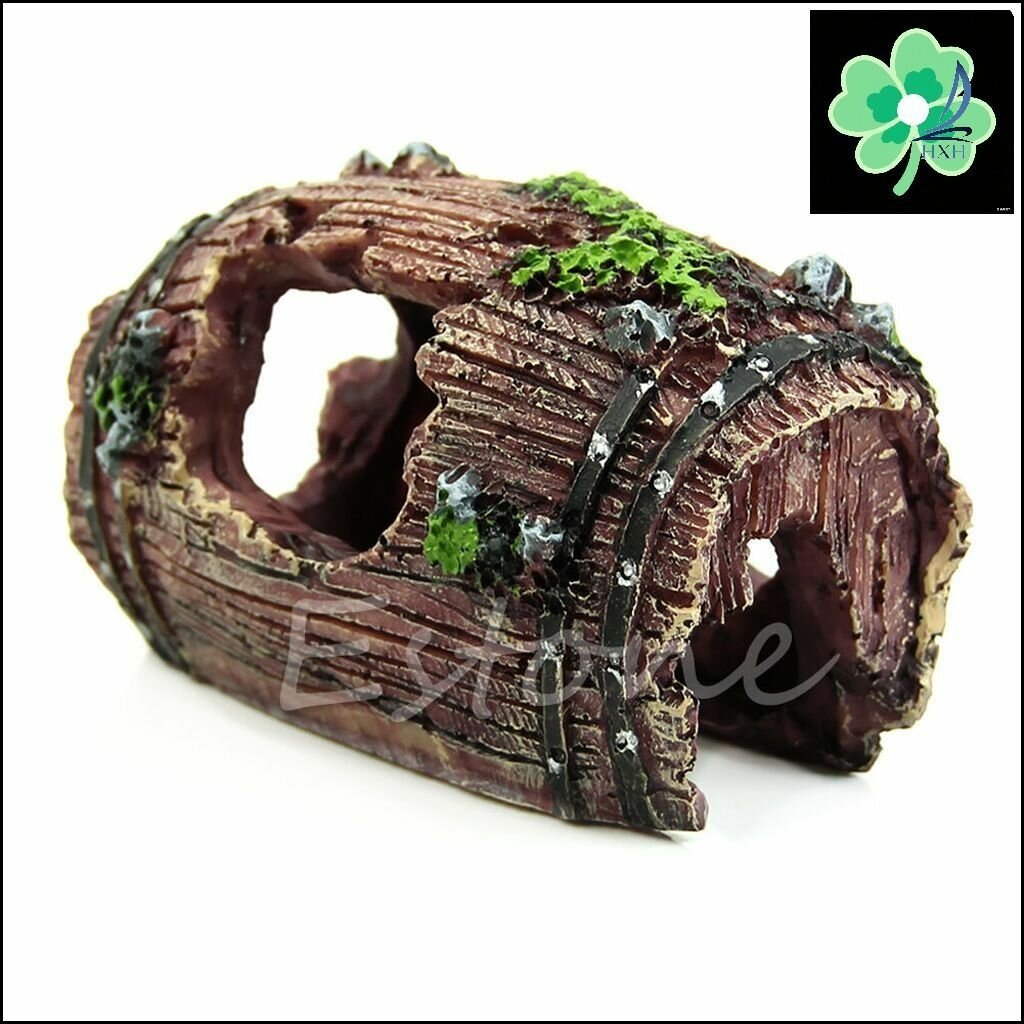 Украшение аквариума, Аквариум для разведения рыб декоративная винная бочка