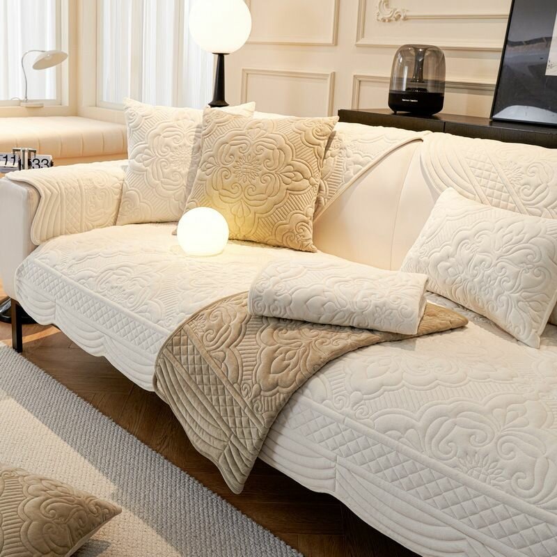 Дивандек, Чехол на мебель для углового дивана, С коротким пушком