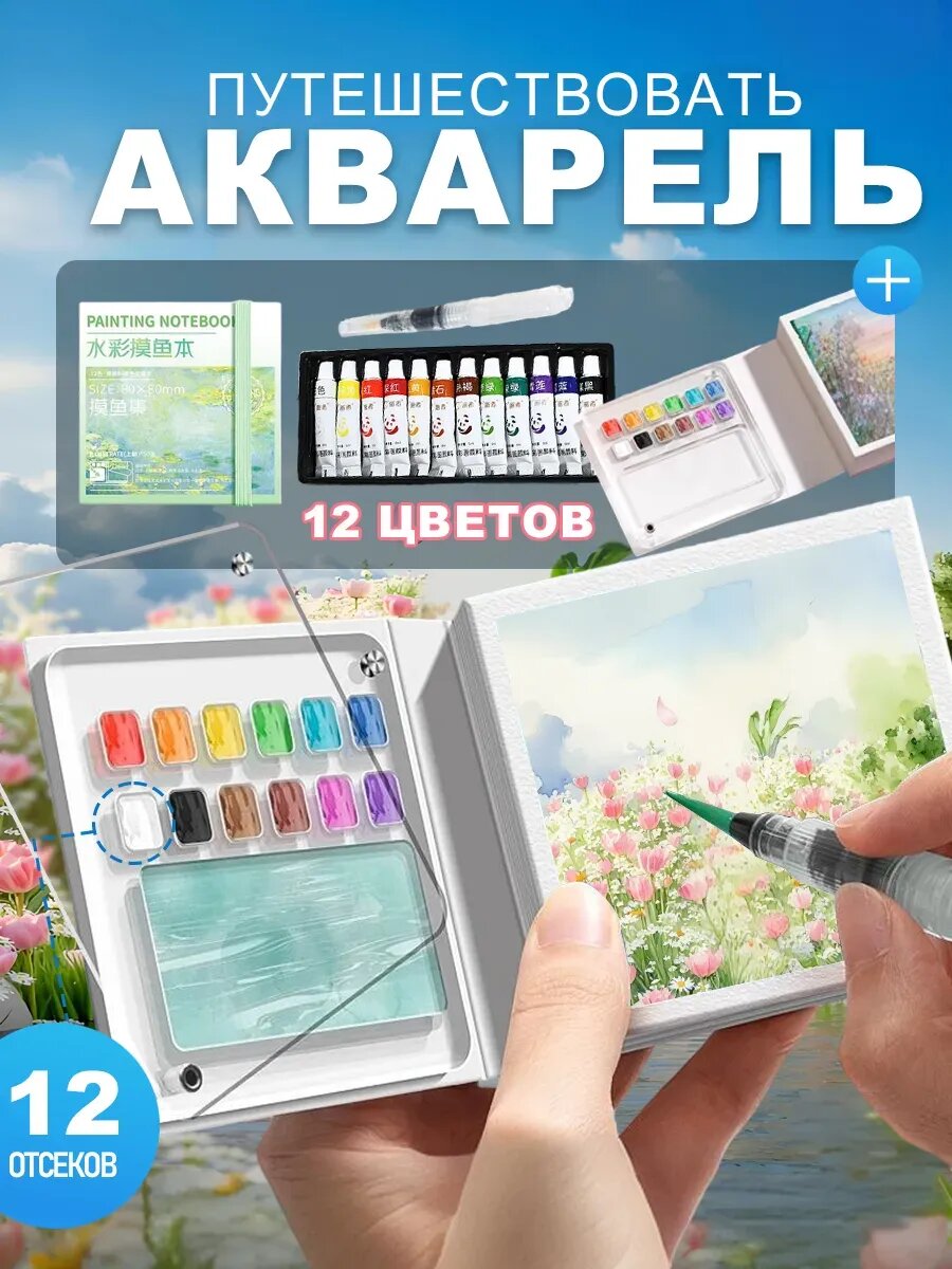 Дорожный набор художника и Мини-набор для рисования