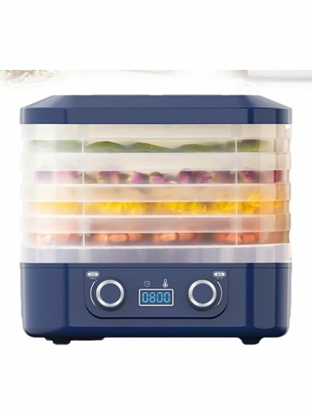 Сублимационная сушилка для пищевых продуктов с 5 поддонами, подходящая для бытовых машин и машин для обезвоживания пищевых продуктов