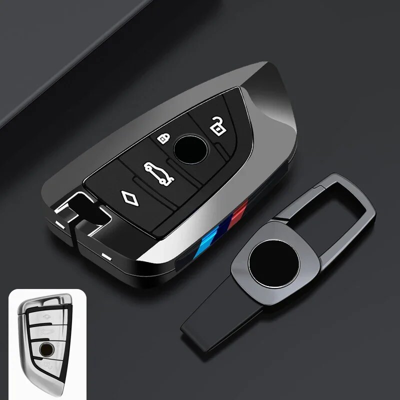 Чехол для ключа BMW Gray hook, 2 3 5 7 X1 X3 X5