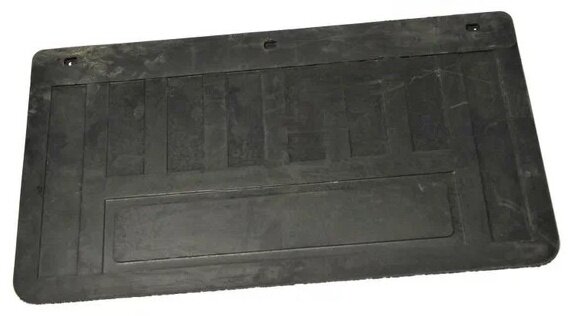 Брызговик ГАЗель-3302 борт задний короткий (23 см, резиновый) 1 шт