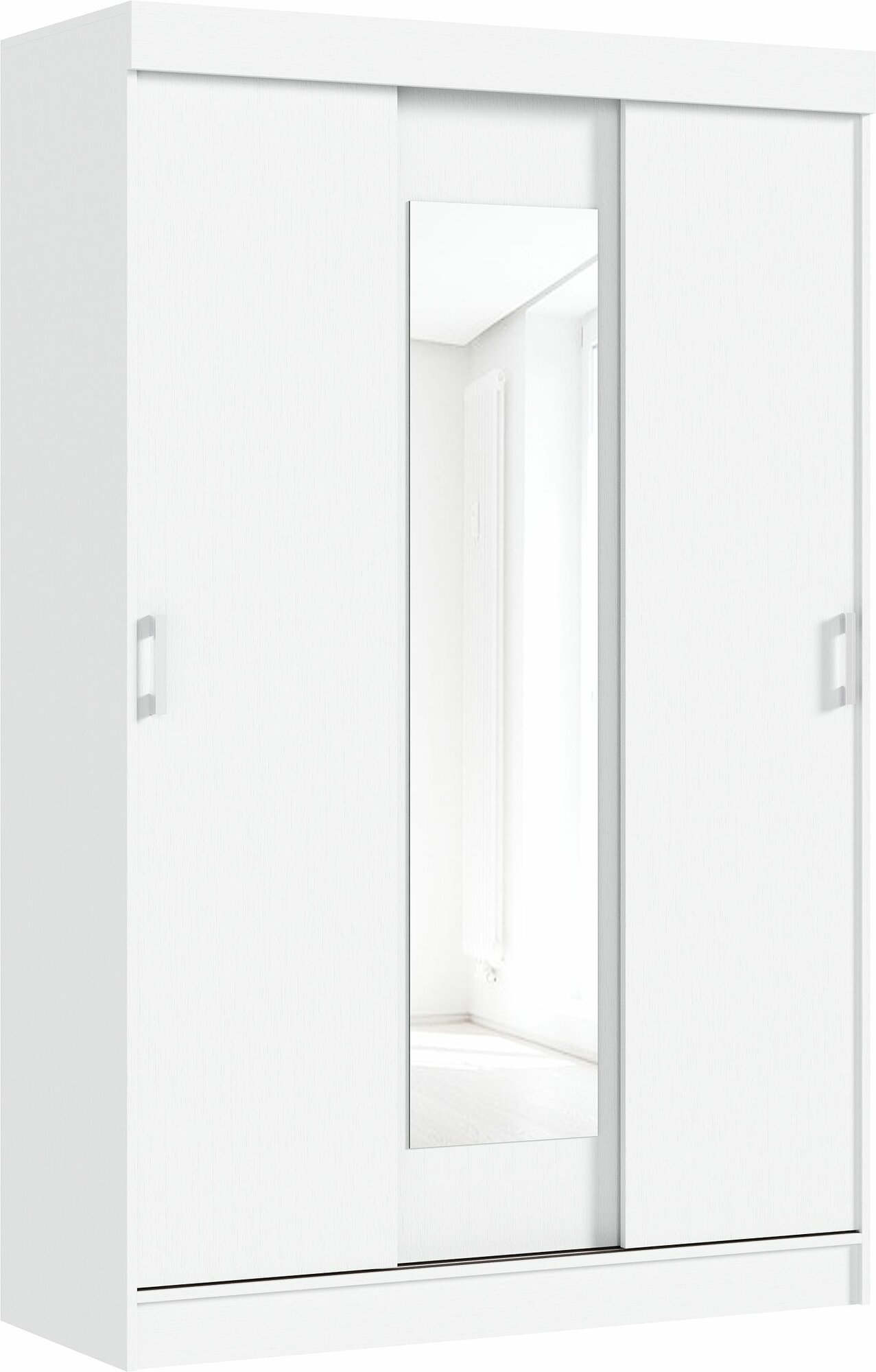 Шкаф-купе Брауни 1300х2016х520 (Белый) МИФ