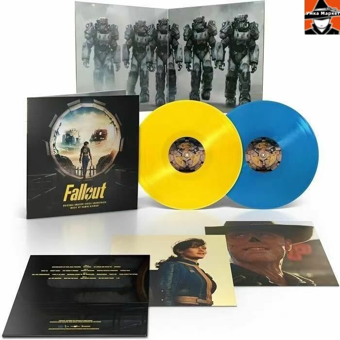 Fallout Саундтрек Антология 2LP Виниловая пластинка Цветной винил Кантри Джаз
