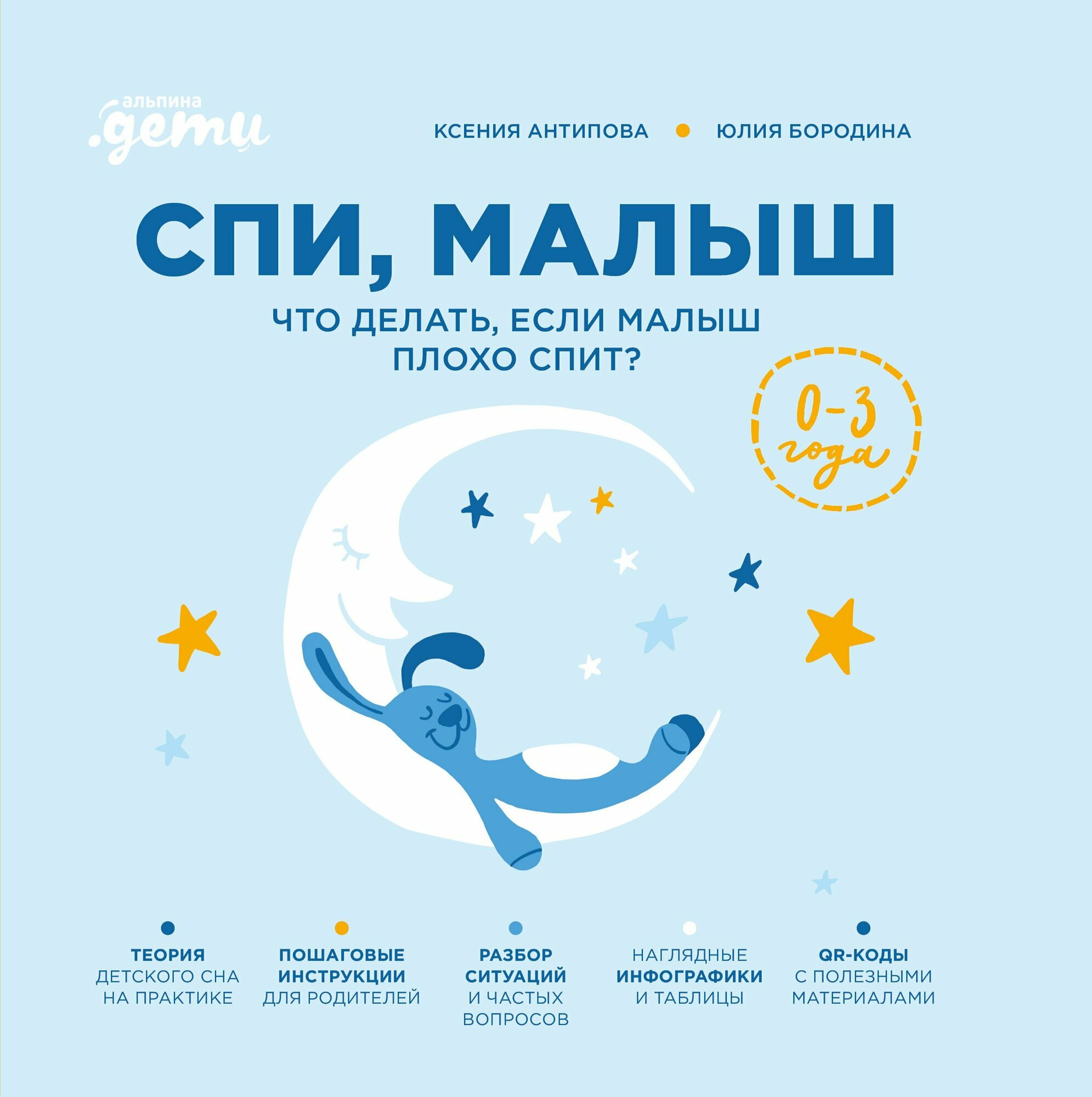 Книга: "Спи, малыш: Что делать, если малыш плохо спит?" от Бородина Ю, русский язык, Психологические особенности детского возраста