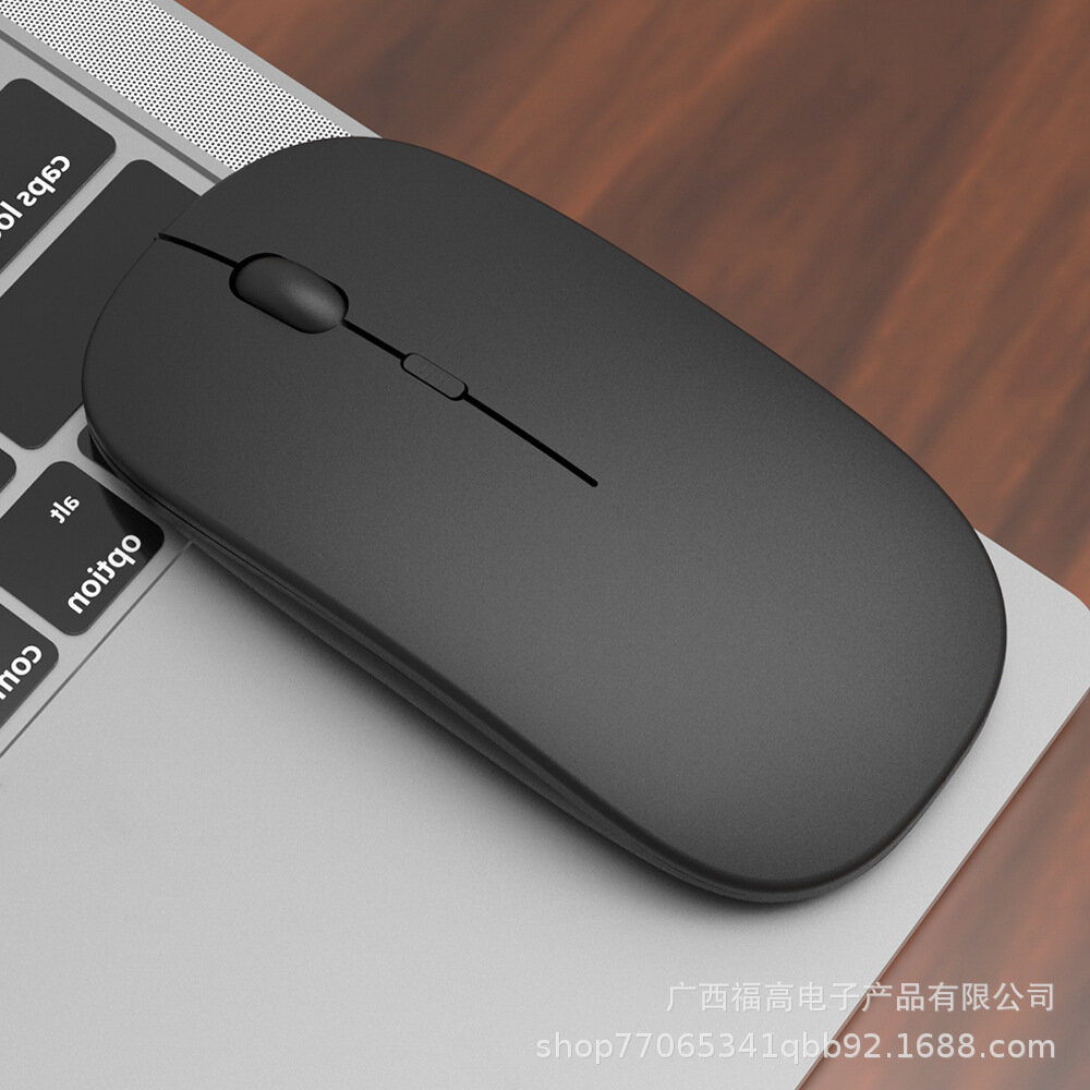 Беспроводная двухрежимная Bluetooth-мышь Moken, подходящая для планшета Apple Huawei, бесшумный электронный дисплей,