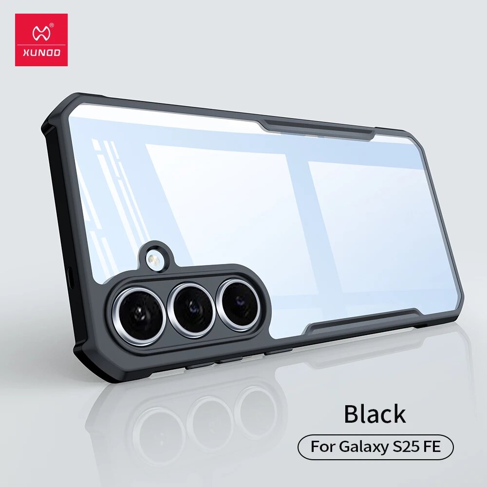 Чехол Xundd Black Clear для Samsung Galaxy S25 FE