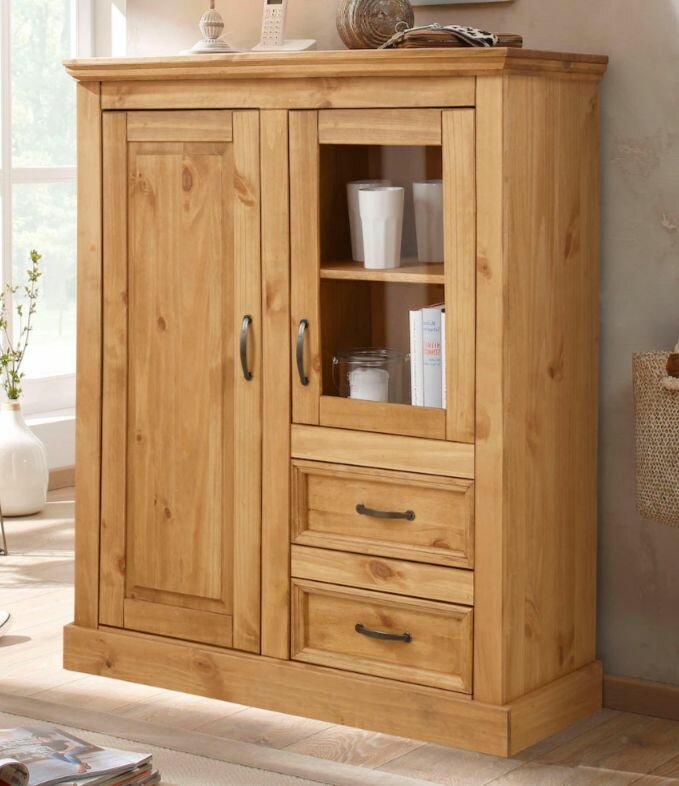 Комод хорс "Сэльма", массив дерева, грецкий орех, 100x120x40 см