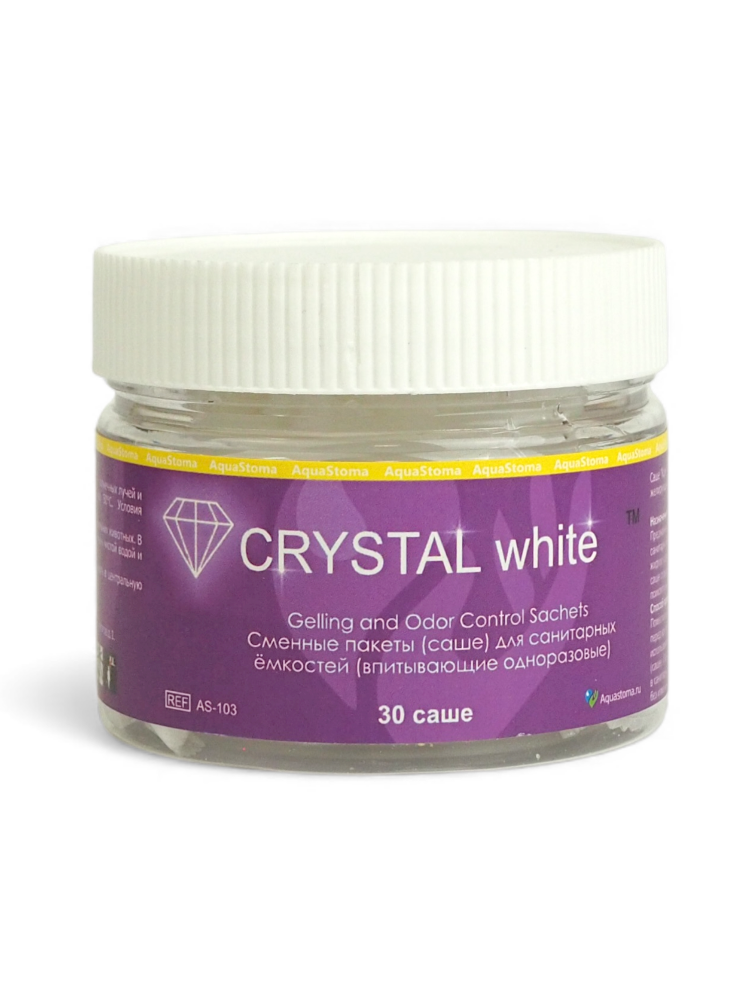 Средство абсорбирующее пакетики-саше CRYSTAL white (Кристалл Вайт), AS-103, №30, AquaStoma