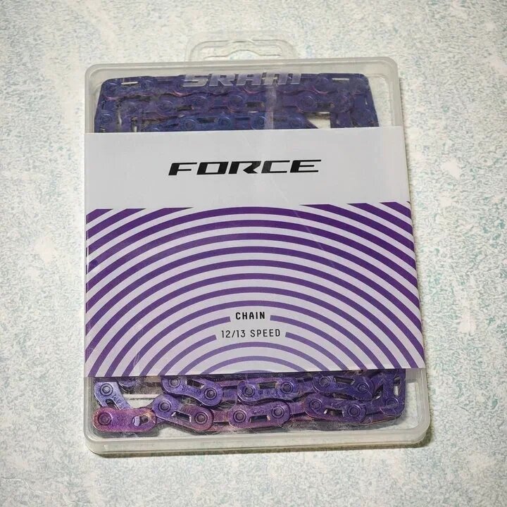 Цепь SRAM Force CN-FRC-E1 12/13 скоростей фиолетово-серебристая Purple