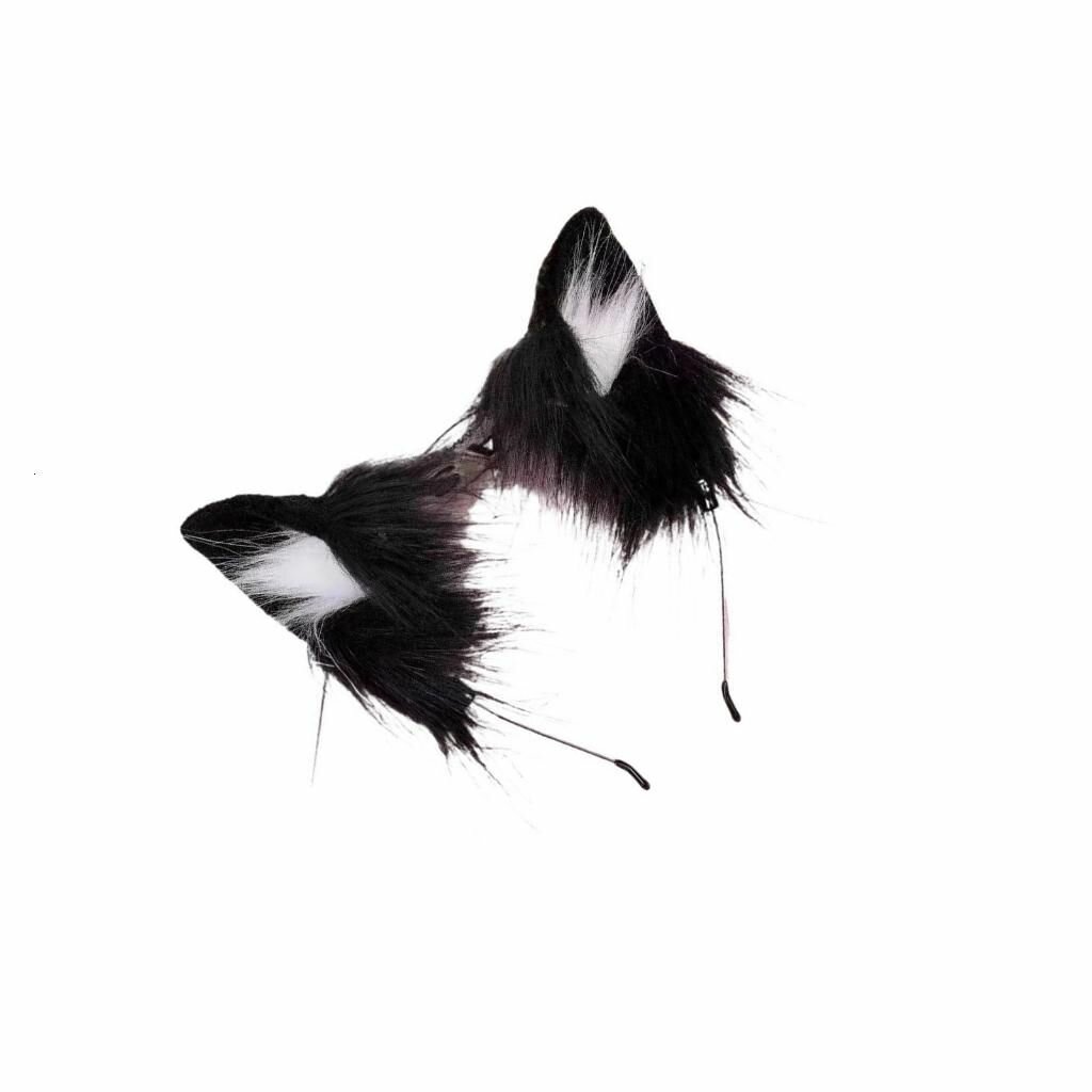 Кошачий ободок черный мягкий