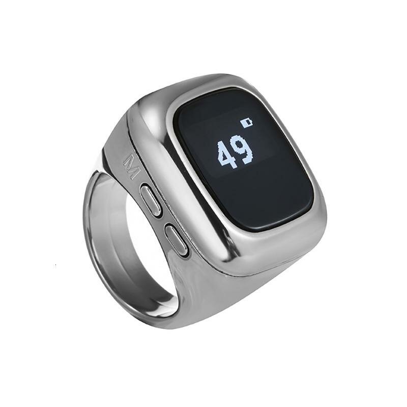 Цифровой счётчик Тасбих, кольцо-счётчик, Серебро 18 мм