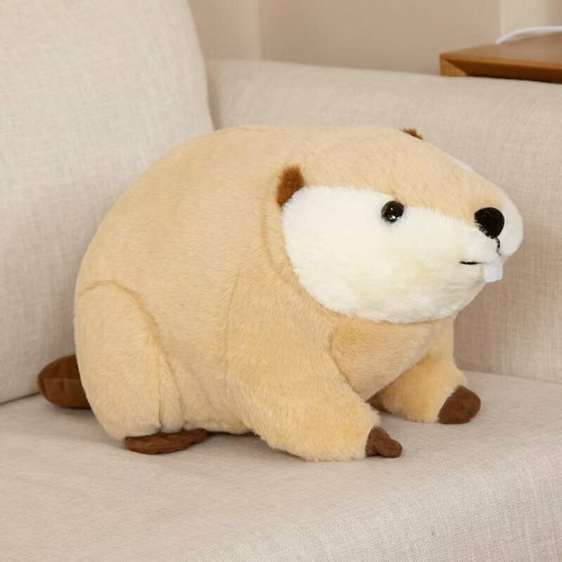 Мягкая игрушка плюшевый бобер TYSOSYT, 45cm, Коричневый