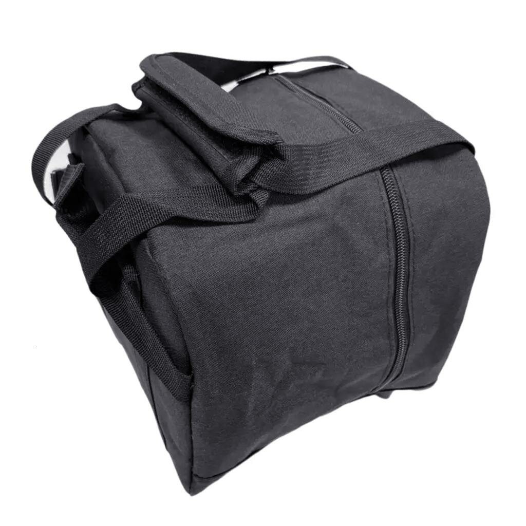 Сумка для одной боулинг-бочки с сетчатым карманом и регулируемой ручкой