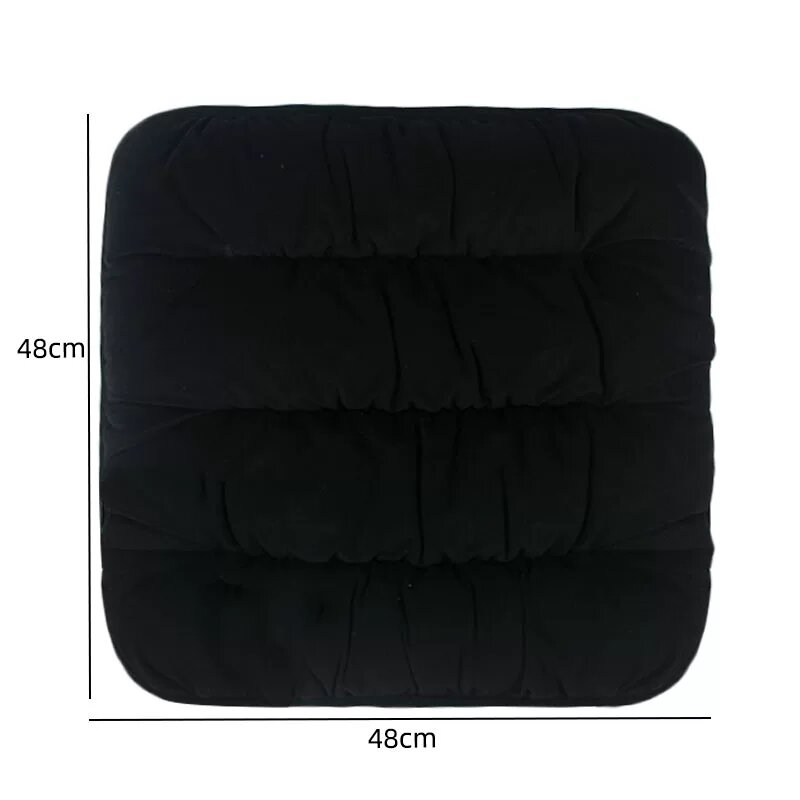 Зимняя плюшевая накидка на автомобильное сиденье, теплая подушка для сиденья, универсальный чехол на заднее сиденье для