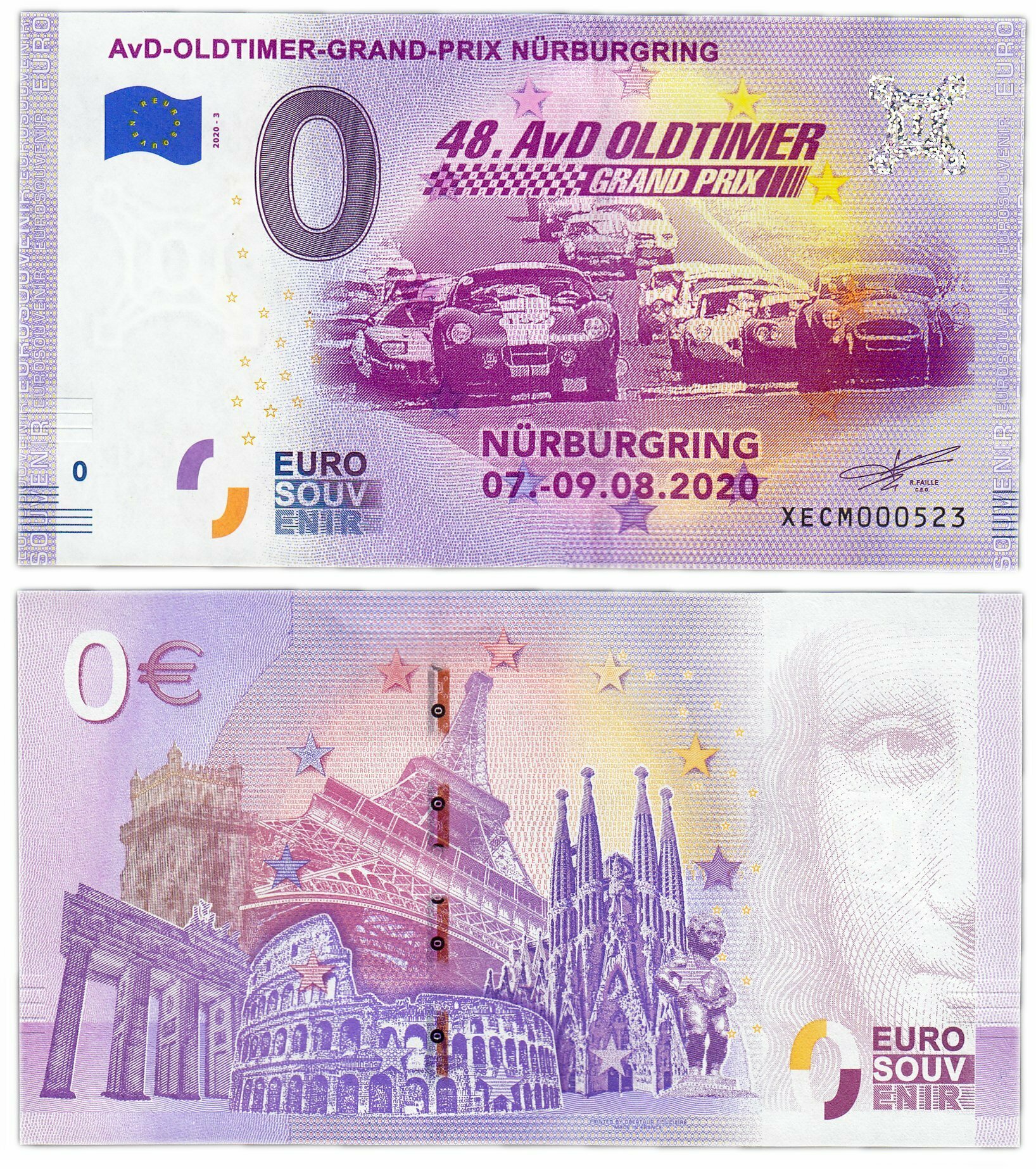 0 евро euro "Гонка "Олдтаймер Гран-При" Нюрбургринг" 2020 3-серия XE CM-3a