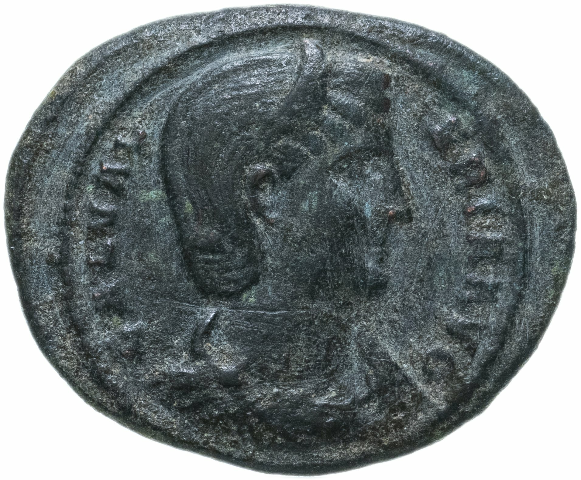 Римская Империя, Галерия Валерия, жена Галерия, Нуммий , Медь, в сохранности VF