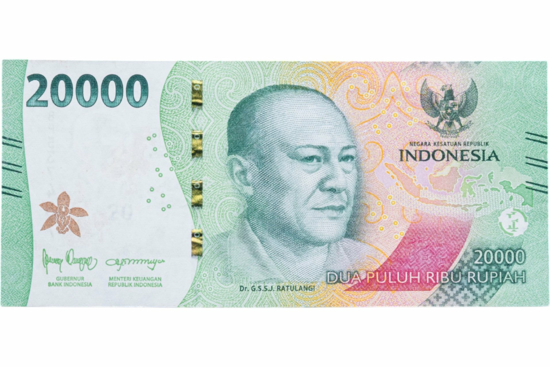 Индонезия 20000 рупий 2022