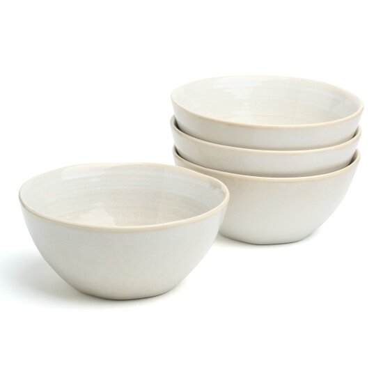 Набор салатников Bronco "concept" 15,5 см 4 шт, бежевый