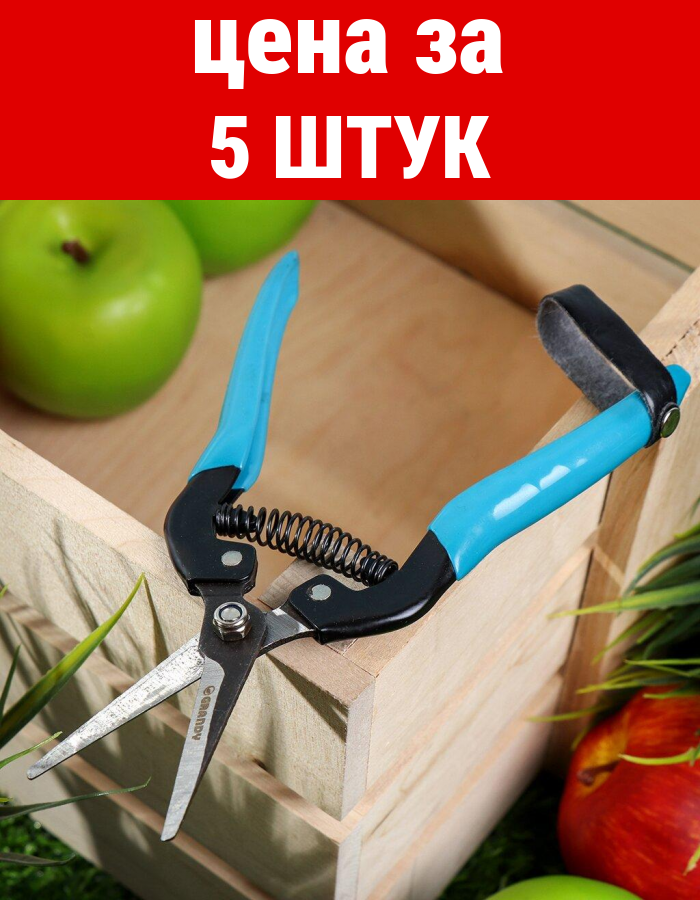 Комплект 5 шт, секатор- ножницы 180ММ GRANDY //