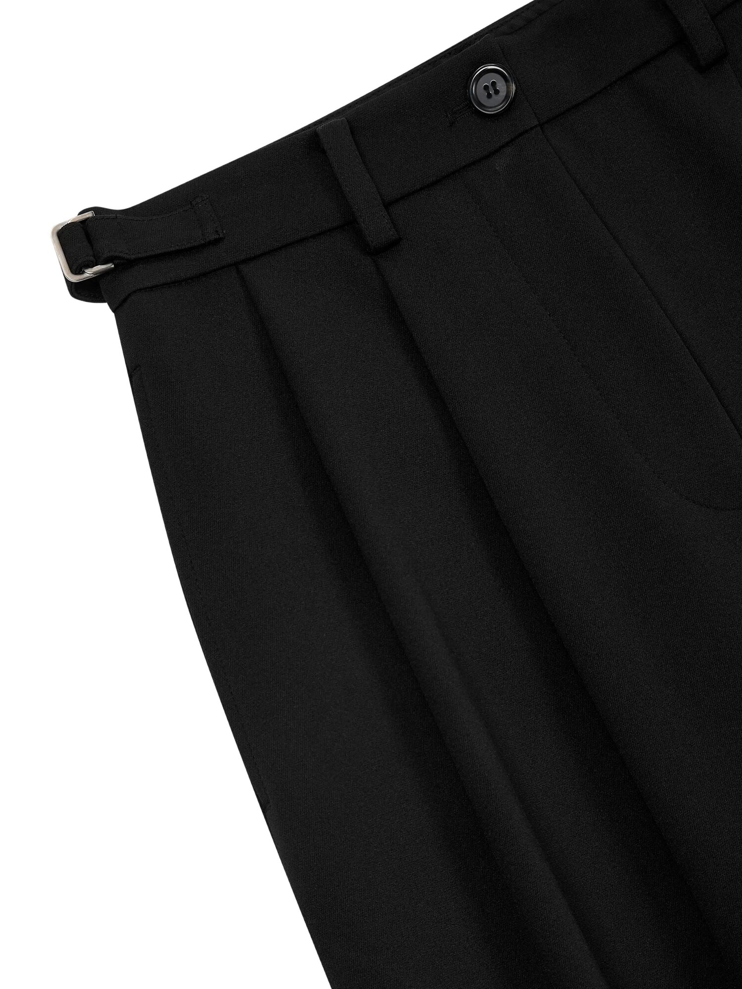 Брюки STUDIO TOMBOY Pleated trousers, размер M, черный — фото 1