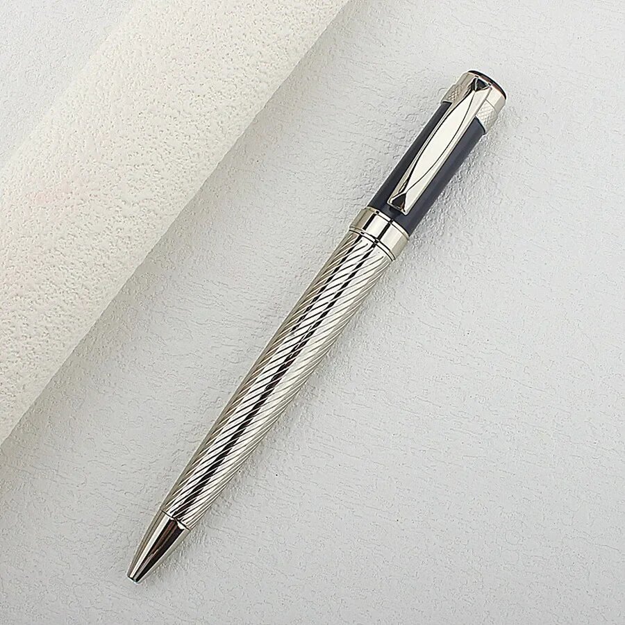 Шариковая ручка MONTE MOUNT серебристая, Dark Blue