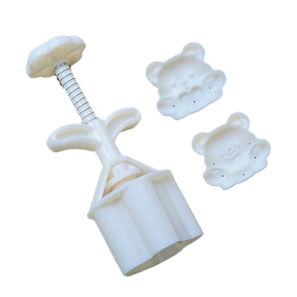 Форма для печенья в виде медведя с сердцем