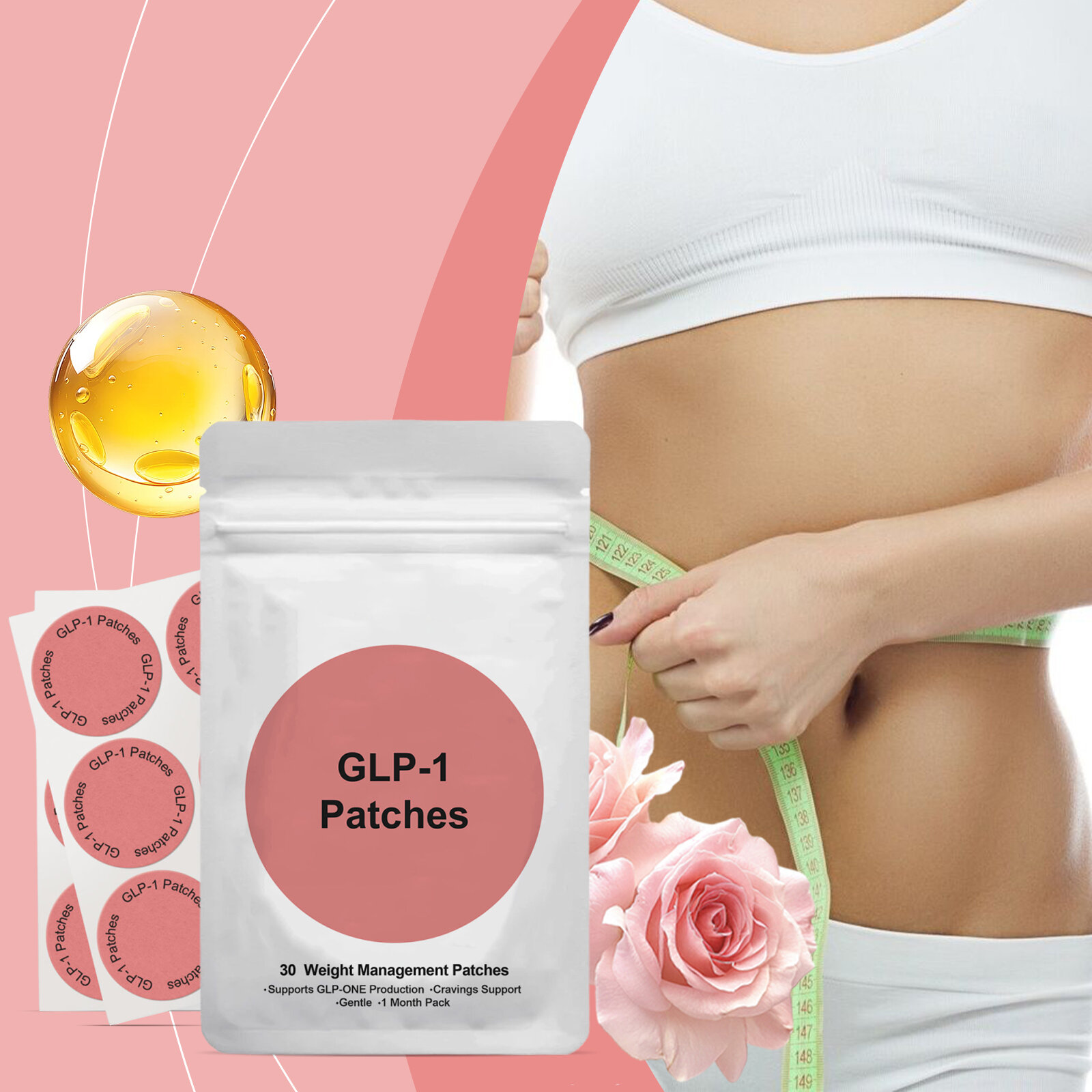 AMZ Body Care Patch нежно, комфортно и укрепляет кожу, корректирует изгибы тела, легок, удобен и прост в использовании.