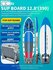 SUP-доска KOETSU, 100см, для йоги и серфинга, максимальная нагрузка 300кг