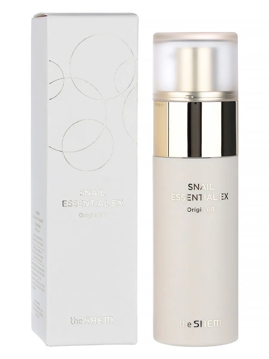 BB-крем The Saem Snail Essential, антивозрастной, 21 Light Beige, 40 мл