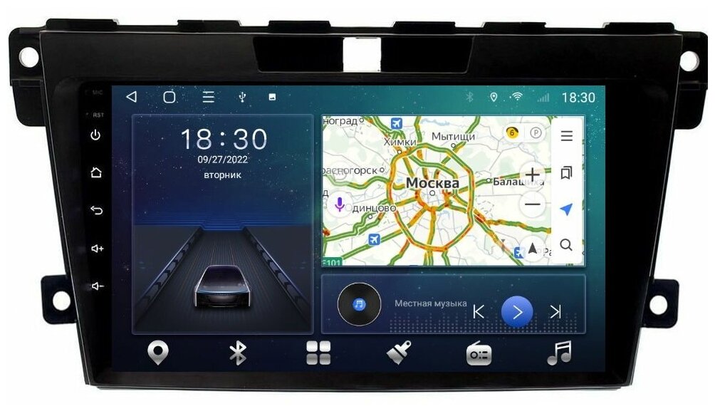 Магнитола CRS-300 Mazda CX-7 2006-2012 - Android 13 - Процессор 8 ядер - Carplay - DSP 36 полос - 4G(Sim)