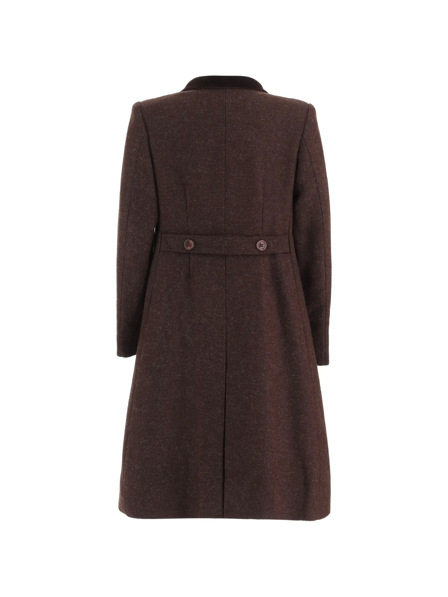 Пальто Double-breasted wool coat, размер 12 лет, коричневый — фото 1