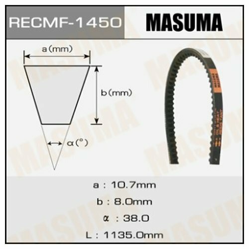Ремень поликлиновой Masuma 1450