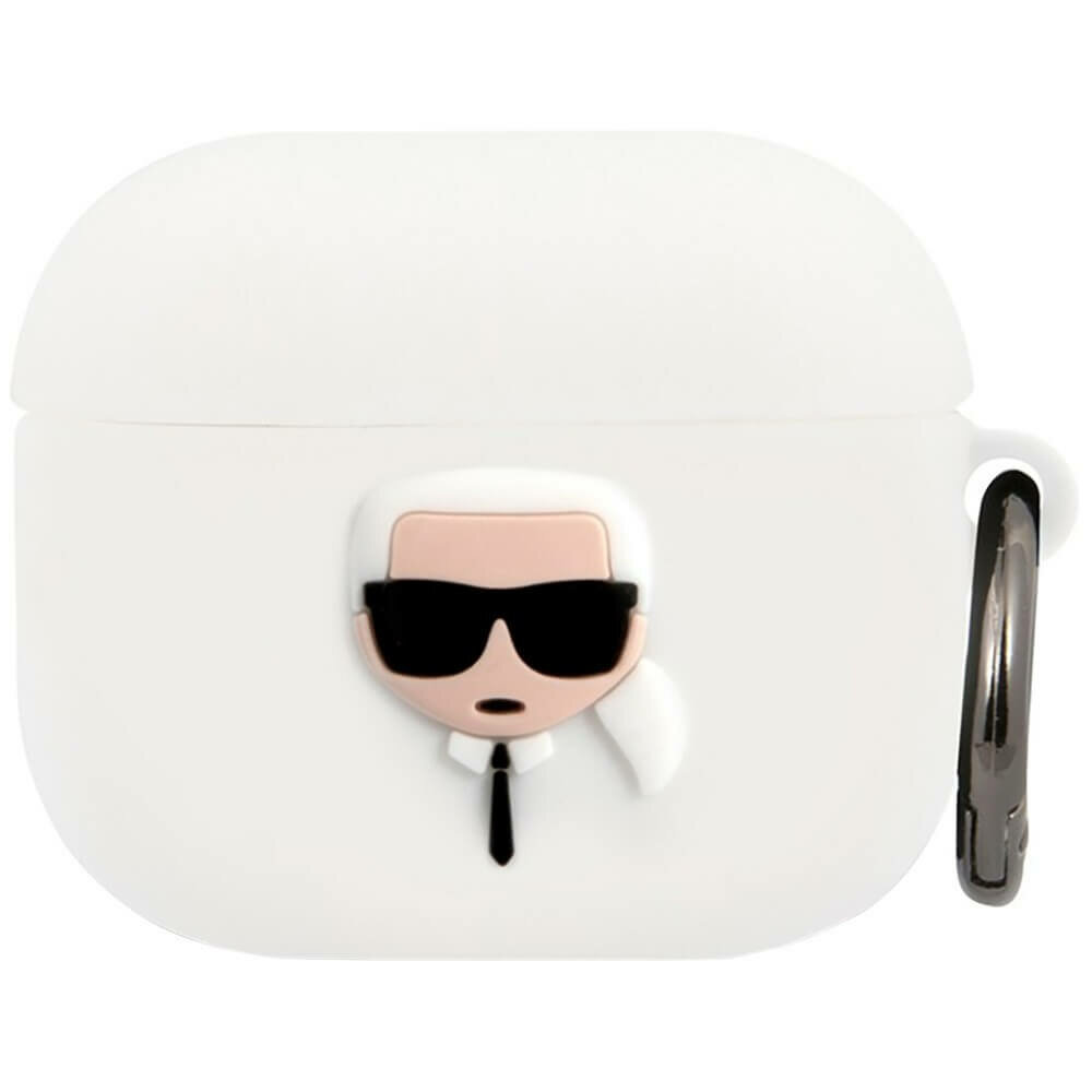 Чехол для наушников Karl Lagerfeld KLACA3SILKHWH белый