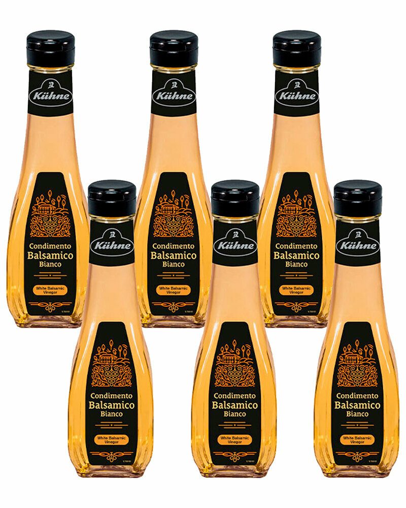 Уксус Kuhne 5% Итальянский Оригинальный Бальзамический Белый 250 мл. - 6 шт