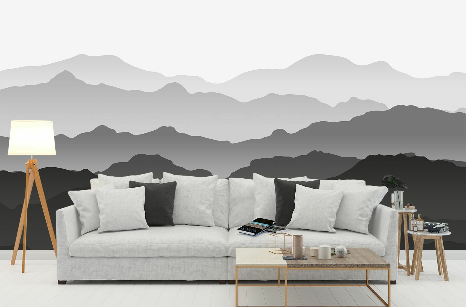 Фотообои 3d на стену флизелиновые Luxury Walls AM11305 Горы 500х270 см