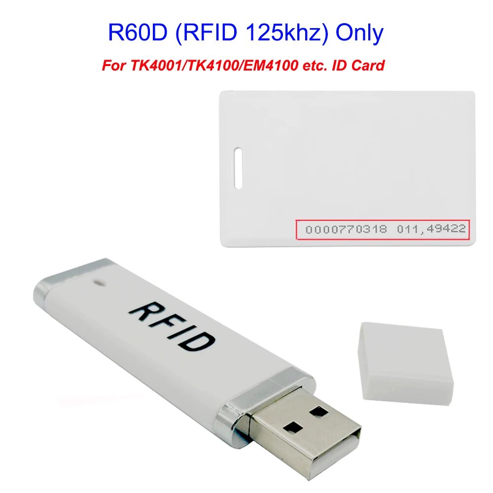 Портативный RFID считыватель udvbio R60 R60D RFID 125khz