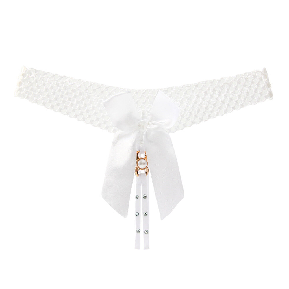 Женские сексуальные металлические блестки Полово искушения открывают промежность без сексуальных стрингов