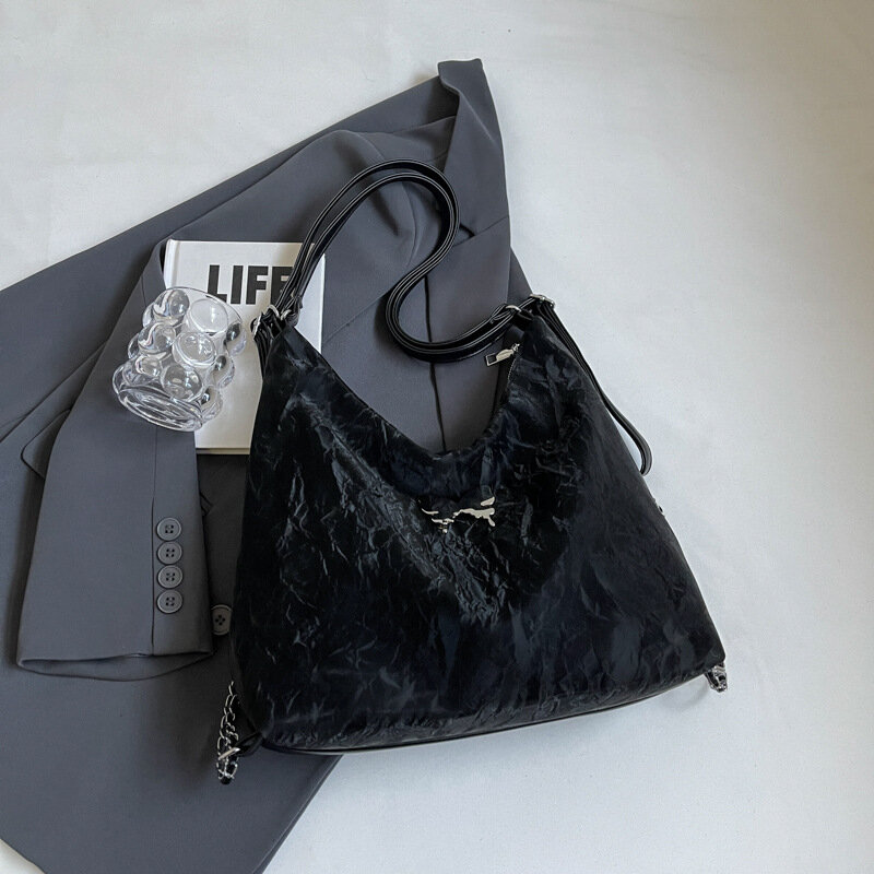 Сумка-мессенджер Tianyun Wing Color, женская, искусственная кожа, черный, лето 2024